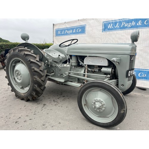 Ferguson TED Tractor. July 1952. C/w reduction box, plough lamp and ...