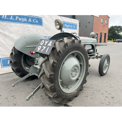 Ferguson TED Tractor. July 1952. C/w reduction box, plough lamp and ...