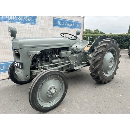 Ferguson TED Tractor. July 1952. C/w reduction box, plough lamp and ...