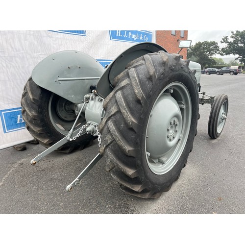 Ferguson TEF20 tractor. Restored, runner. Serial no. 398201. Old buff ...