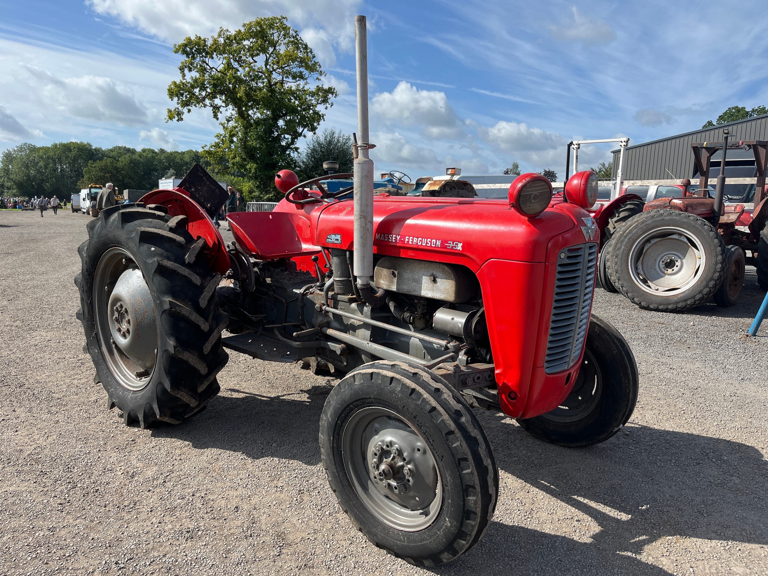 Massey Ferguson 35X petrol TVO tractor. Serial no. SKMY 372433. Barn ...