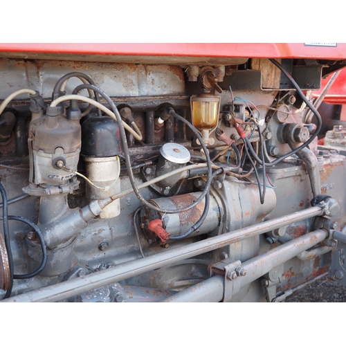 Massey Ferguson 35X petrol TVO tractor. Serial no. SKMY 372433. Barn ...