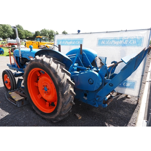 Fordson Power Major Tractor. Runs and drives. Fitted with Cookes winch ...