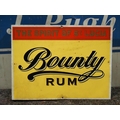 Double sided post mounted tin sign - Bounty Rum 12 x 16"