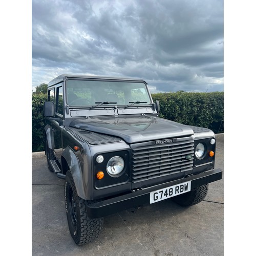 Land Rover Defender 90. 1989. 2 Axle ridged body, 2500cc. Completely ...