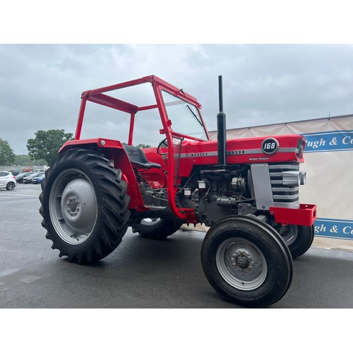 Massey Ferguson 168 Multi power tractor. Fully restored. Power steering ...