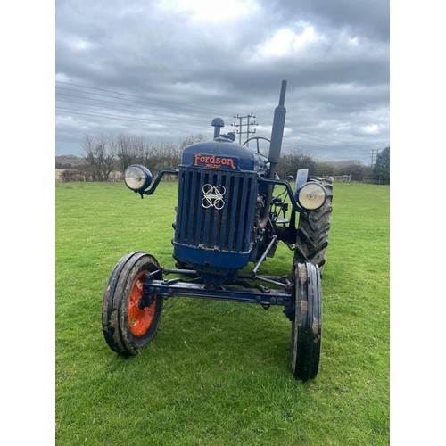 Fordson Major tractor with L4 Perkins engine. Runs & drives. 3 point ...