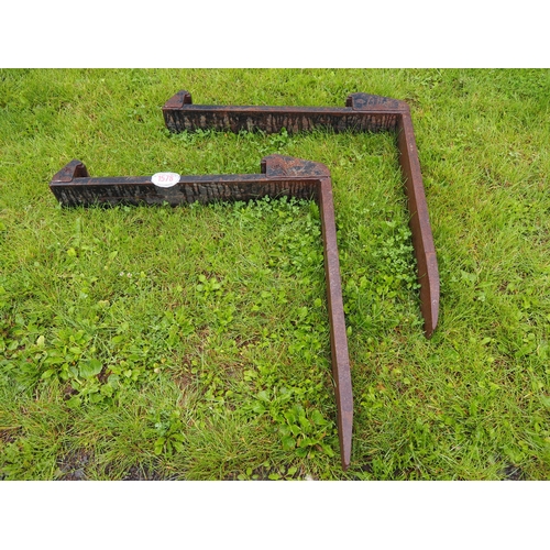 Loader tines