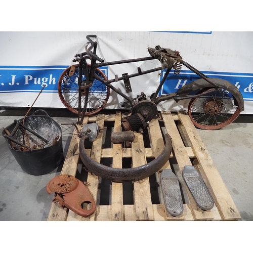 Raleigh motorcycle project. 1920s