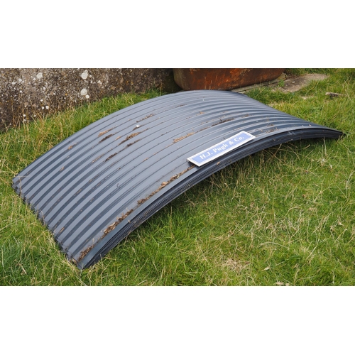 Corrugated coated curved roof sheets 2.3m - 12