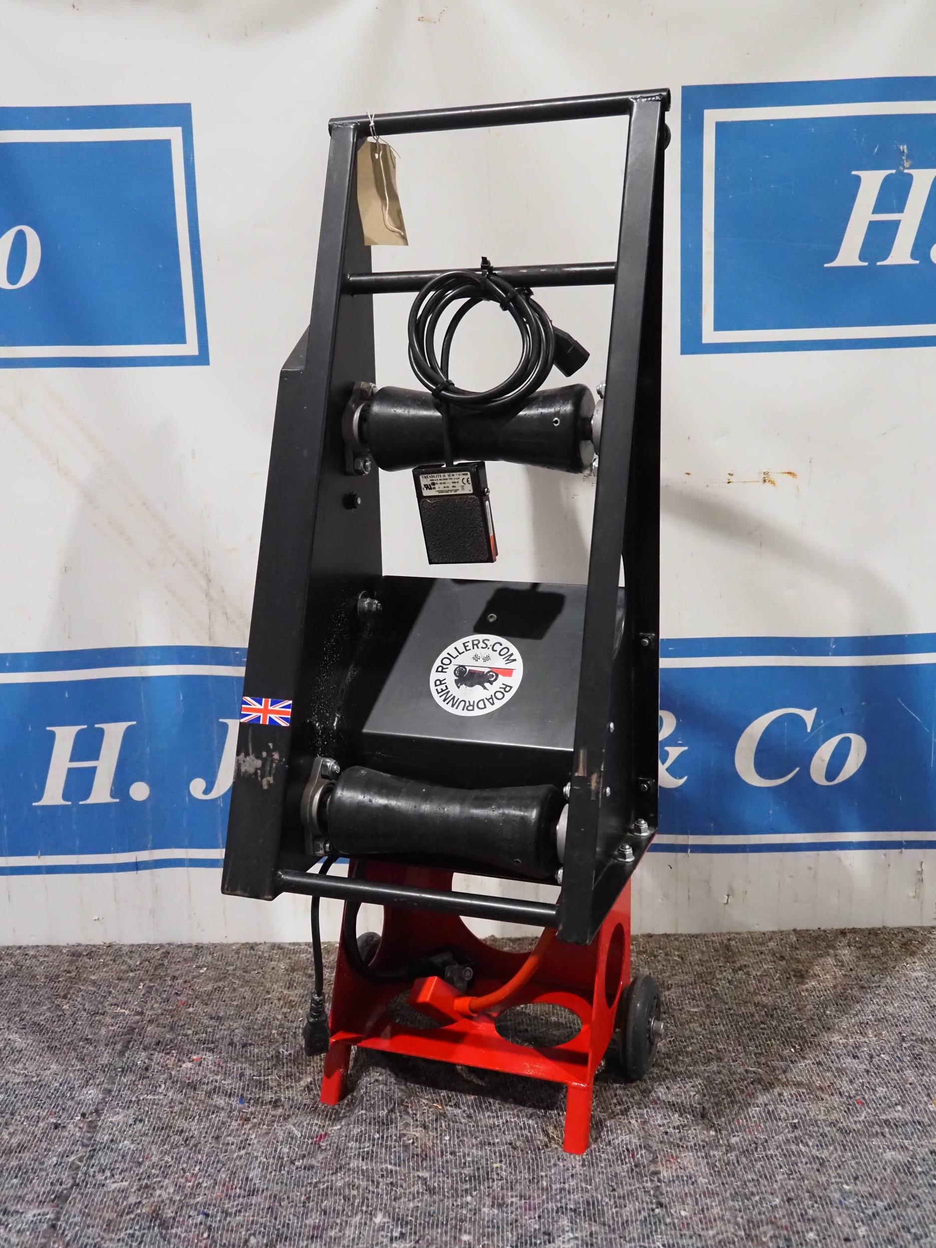 Motorbike roller starter