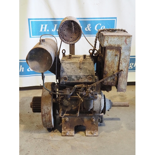 Ruston Hornsby 2VTH 2 cylinder diesel engine. S/N 315227