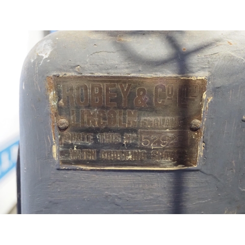 Robey & Co. steam engine generating set with Lawrence Scott generator ...