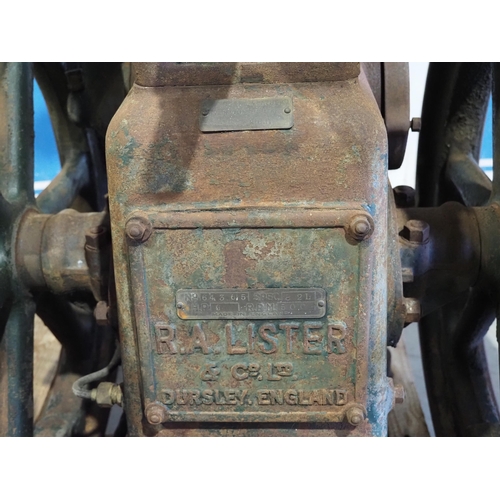 Lister LP 6½HP engine bought from a small factory in Sugar Brook Bromsgrove