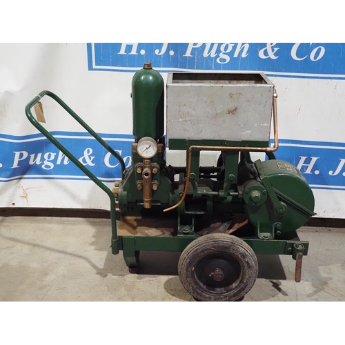Sellarc 1H1 water pump on trolley. S/n 12673. Capacity 165