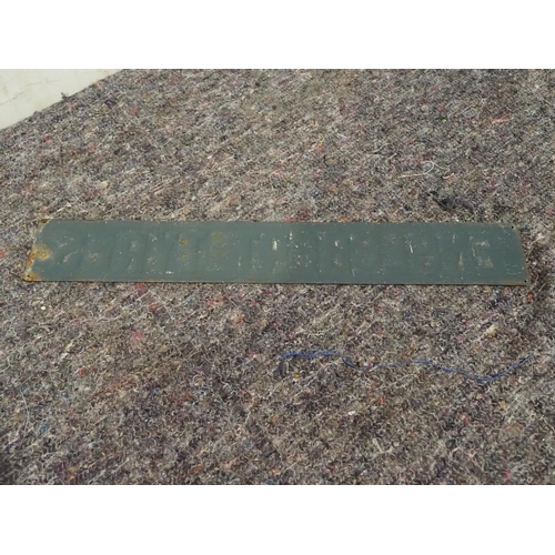 Enamel sign - Englebert Tyres 3" x 19"