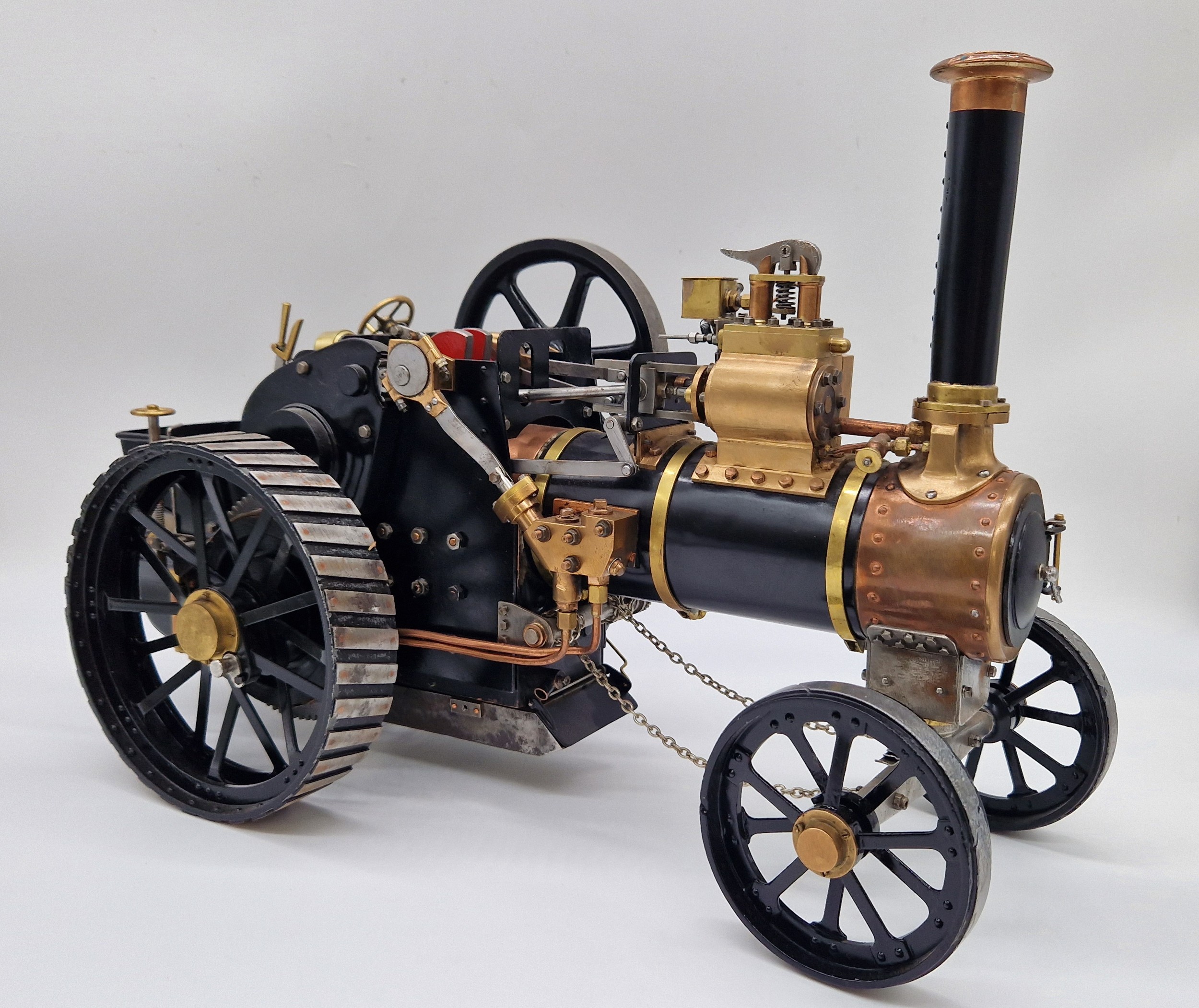 Mini 1" scale traction engine. Full nut and bolt restoration. Recently ...