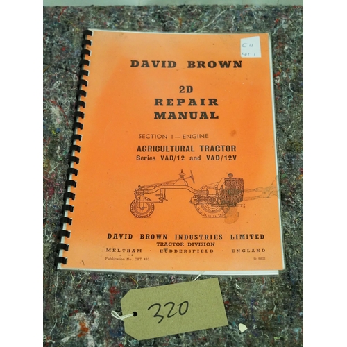 David Brown 2D repair manual