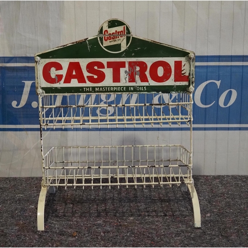 Castrol oil display rack 24" x 19"