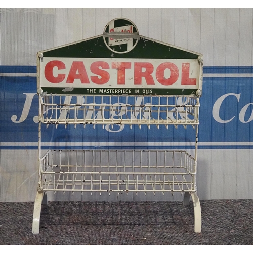 Castrol oil display rack 24" x 19"