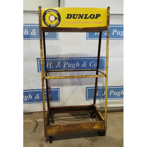 Dunlop tyre display rack 75" x 37"