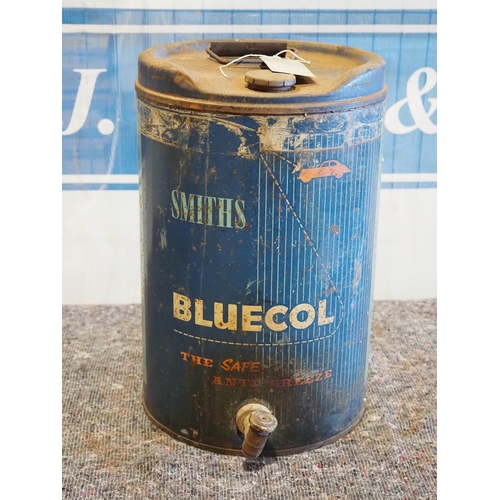 5 Gallon antifreeze drum - Smiths Bluecol