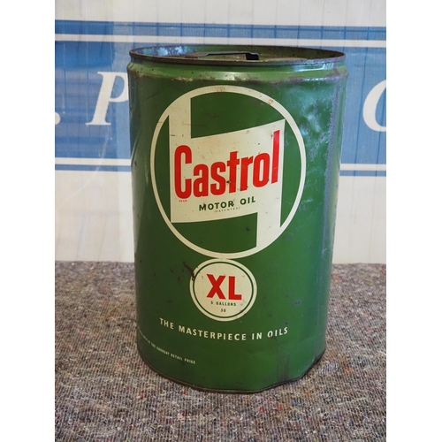 5 Gallon oil drum - Castrol