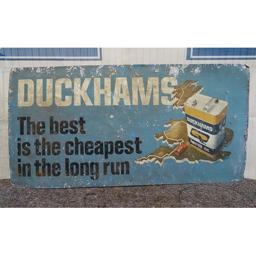 Tin sign - Duckhams 30" x 59"