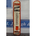 Tin thermometer sign - Fram Filter Service 38" x 8"