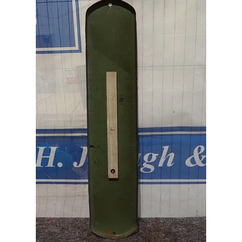 Tin thermometer sign - Fram Filter Service 38" x 8"
