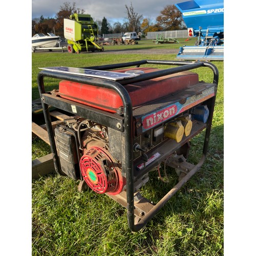 Nixon 5 KVA generator for spares/repair