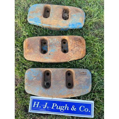 Ford tractor front slab weights - 3