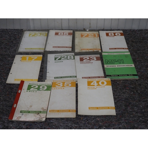 Massey Ferguson implement instruction books -11