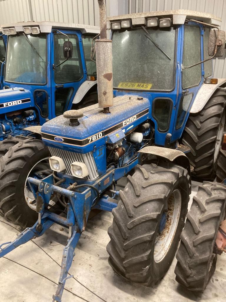 Ford 7810 series II tractor. 1988. Front linkage, 5968 hours showing ...