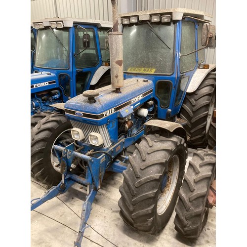 Ford 7810 series II tractor. 1988. Front linkage, 5968 hours showing ...
