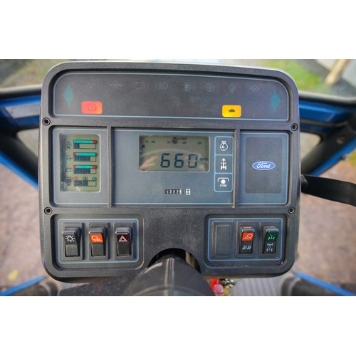 Ford 7810 tractor. Runs and drives, 5322 hours showing. Reg. H594 JCV ...