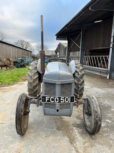 Ferguson TED20 tractor. Fitted with Howard reduction box. Runs and drives