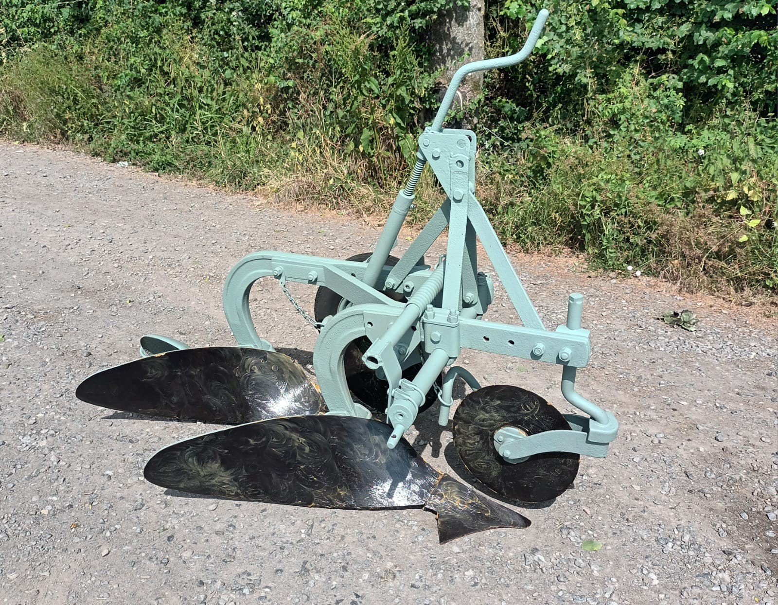 Ferguson 2 furrow match plough with land wheel