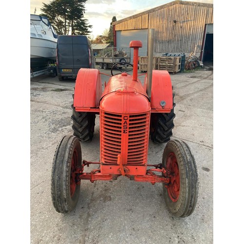 Early Case DEX tractor. Starts, runs and drives