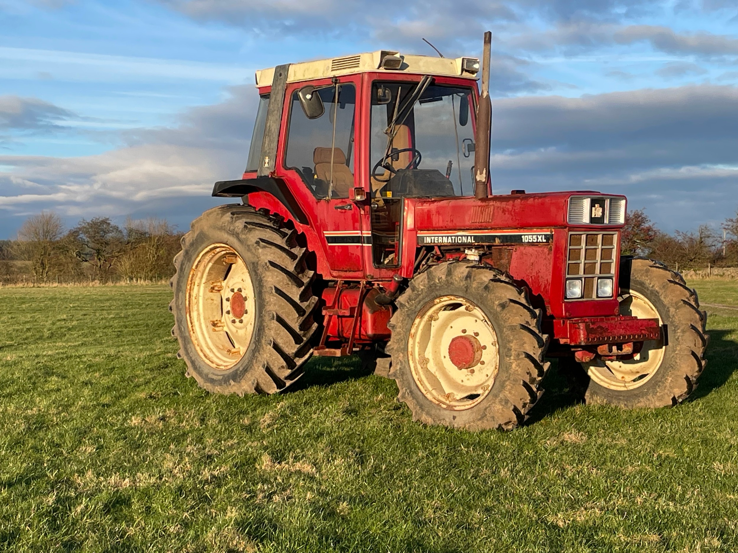 International 1055XL 4wd tractor, 1982. This was the 73rd 1055XL to be ...