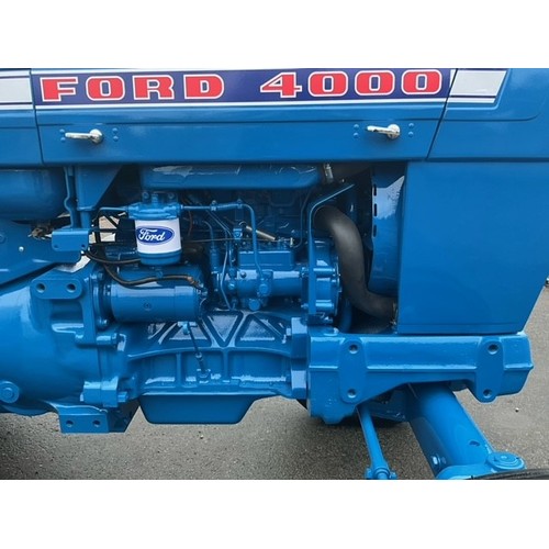 Ford 4000 tractor. 1969. Fully restored. Low hours at 1550 from new ...