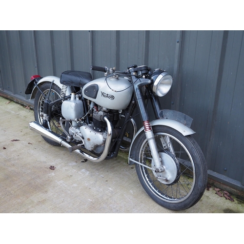 Norton Model 7 Dominator Plunger model motorcycle. 1952. 500cc Frame No ...