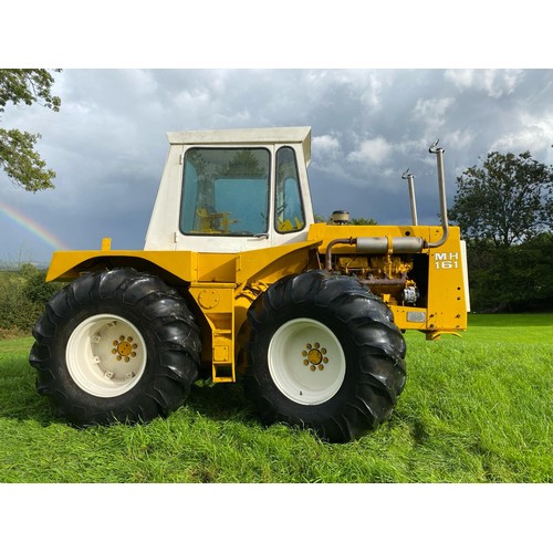Muir-Hill 161 tractor. Rare tractor. Serial no. 161A10514 Reg. EHJ 793H