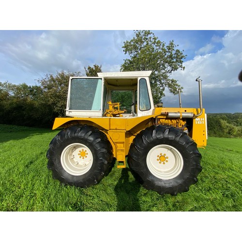 Muir-Hill 161 tractor. Rare tractor. Serial no. 161A10514 Reg. EHJ 793H