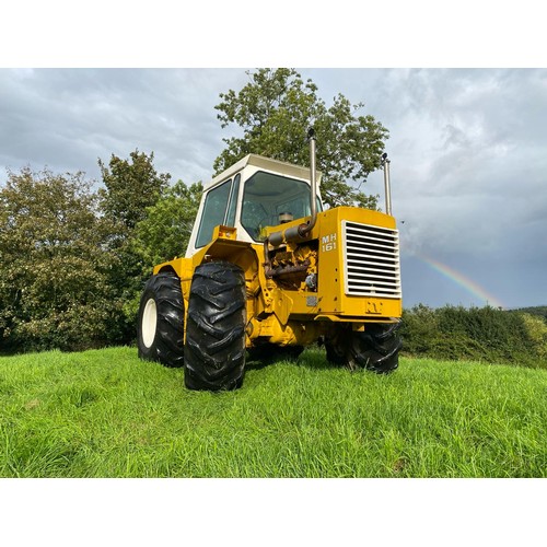 Muir-Hill 161 tractor. Rare tractor. Serial no. 161A10514 Reg. EHJ 793H