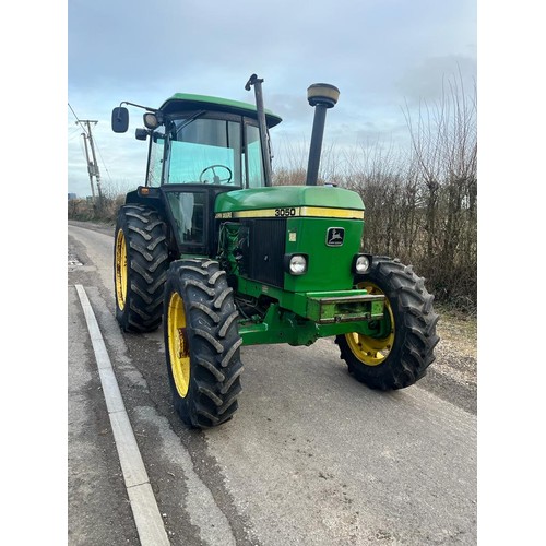 John Deere 3050 tractor. Runs and drives, 10204 hours showing. Reg ...