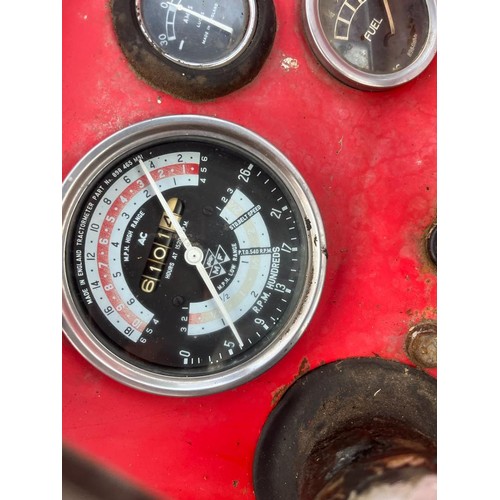 Massey Ferguson 135 tractor, 1968. C /w Duncan cab. Runs and drives ...