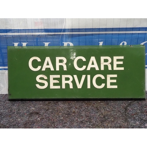 Fibre glass sign - Car Care Service 14" x 35"