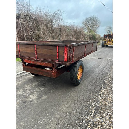 Massey Ferguson 3 ton tipping trailer