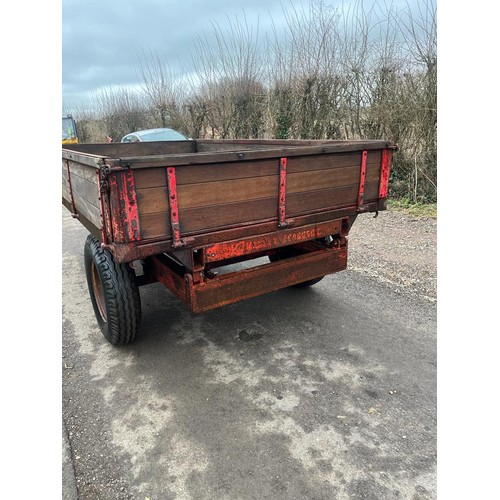 Massey Ferguson 3 ton tipping trailer